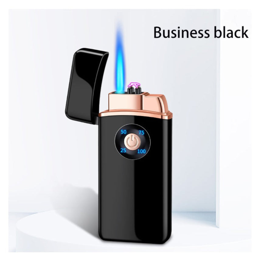 Dual Burner Butane Lighter With ARC Electric burner, Plasma lighter