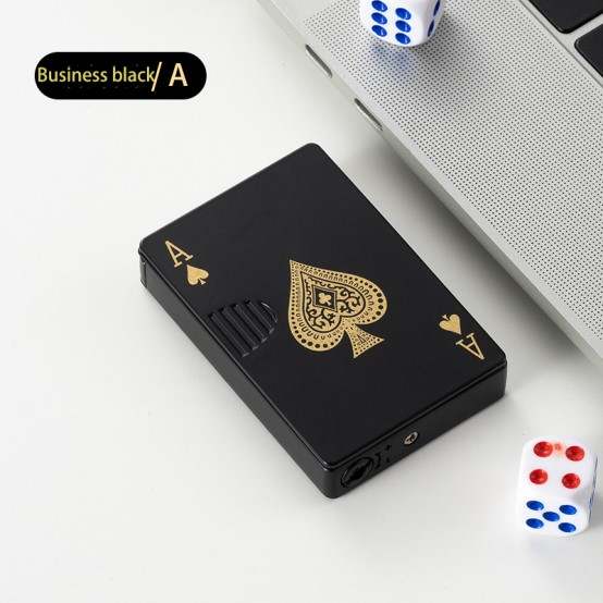 Metal Ace Of Spades Playing Cards Lighter With Flashlight – The Vintage ...