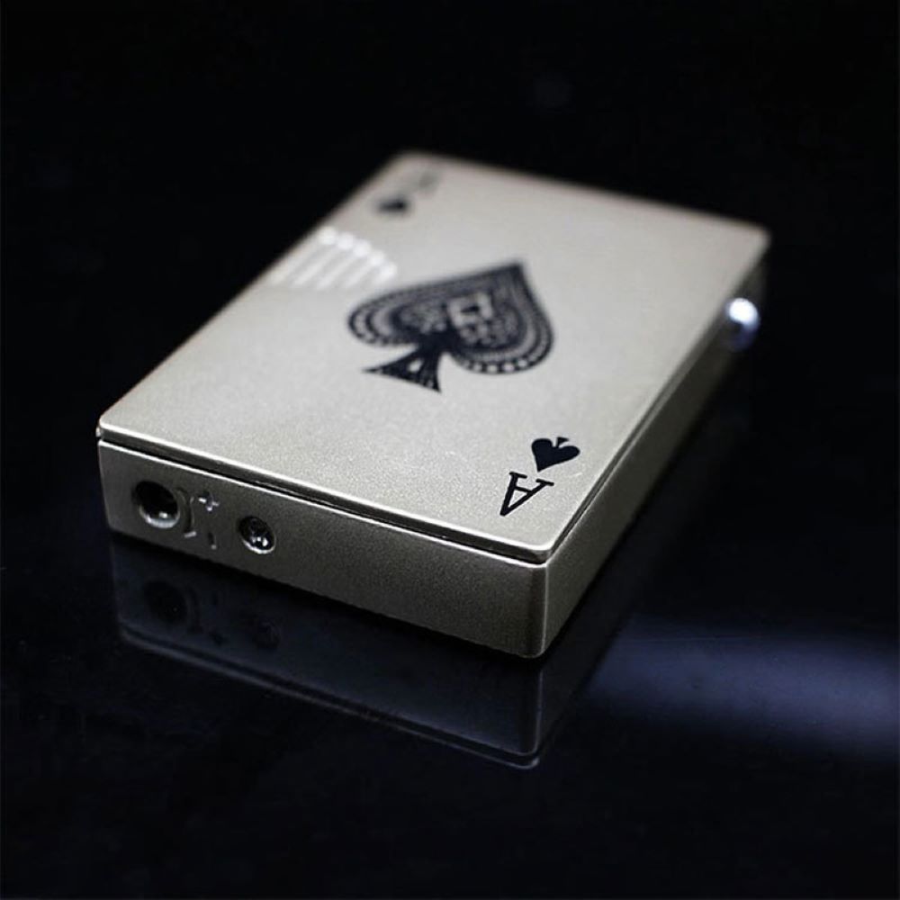 Metal Ace Of Spades Playing Cards Lighter With Flashlight – The Vintage ...
